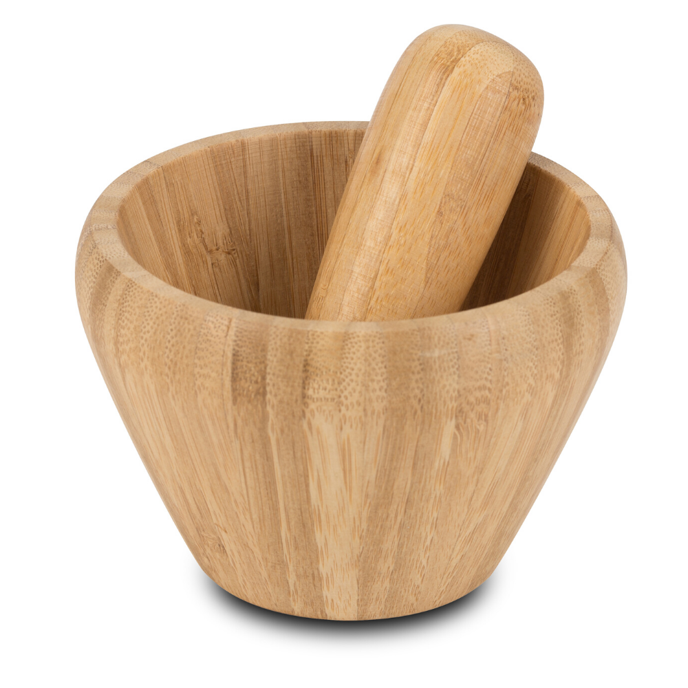 Drveni avan i tučak 8x12x12 cm