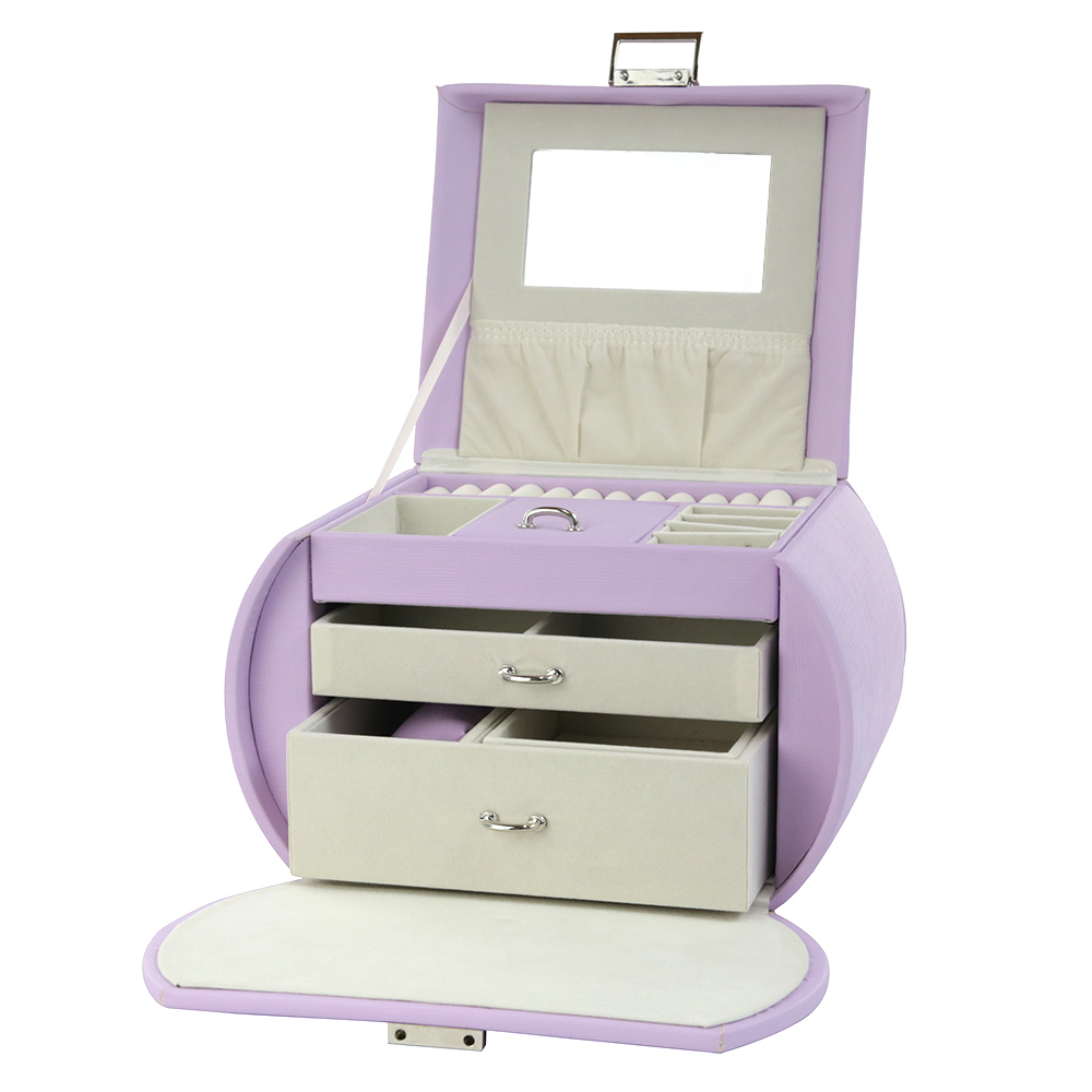 Kutija za nakit lila 22x16x17 cm
